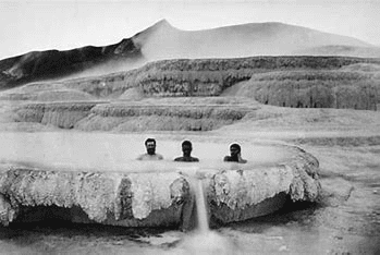 1886 The Eruption of Tarawera (The Pink and White Terraces) - NZ Survivor